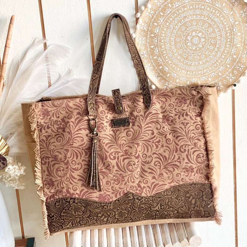 Desert Floral Weekender Overnight Tote Bag – SOULZA AUSTRALIA